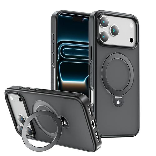 iPhone 17 Magnetic 360° Rotating Stand Case | MagSafe Ready