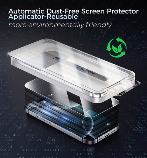 MAGIC JOHN Upgraded Screen Protector - Automatic Dust Free Eco-Friendl
