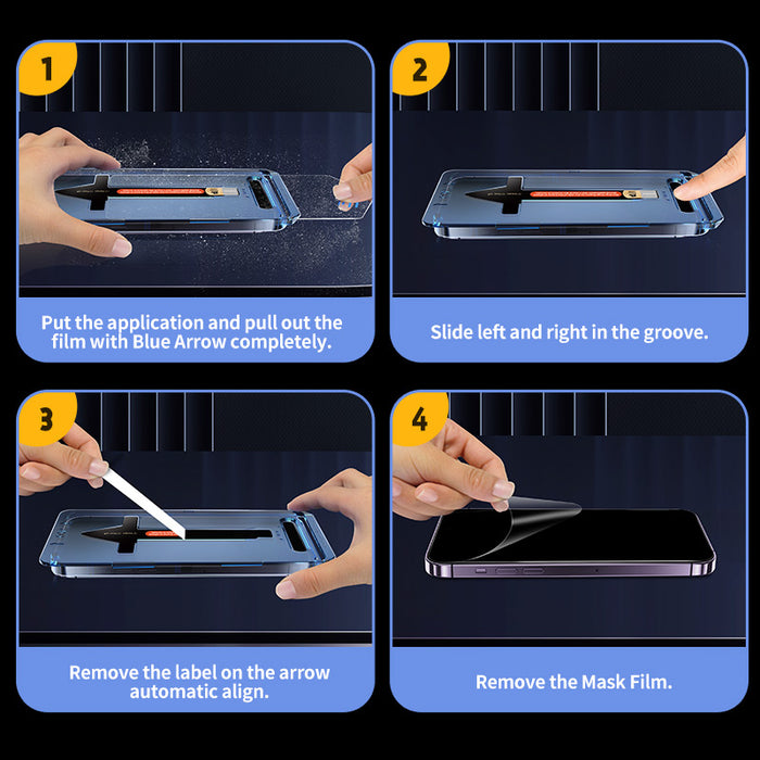 MAGIC JOHN iPhone Screen Protector - Dust Free Without Bubbles